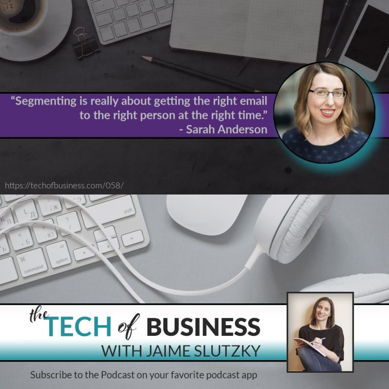 058: Email Marketing Strategy & Segmentation with Sarah Anderson [Email ...